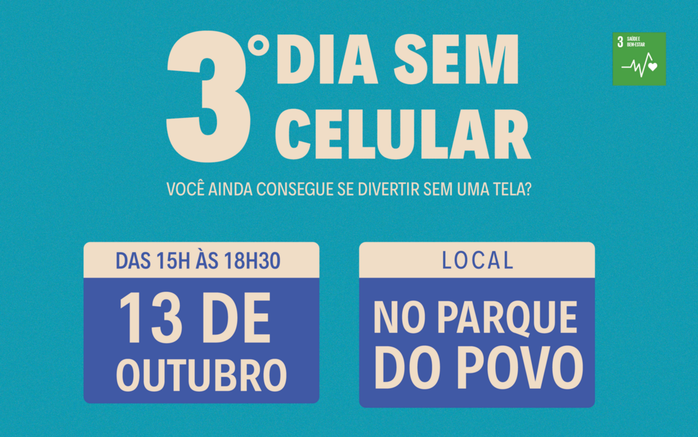 3º Dia Sem Celular acontece no próximo domingo em Toledo - Jornal do Oeste